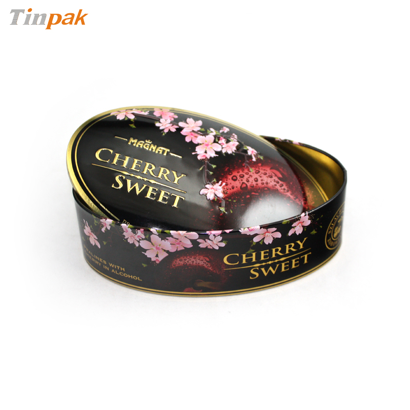 big order of oval chocolate tin