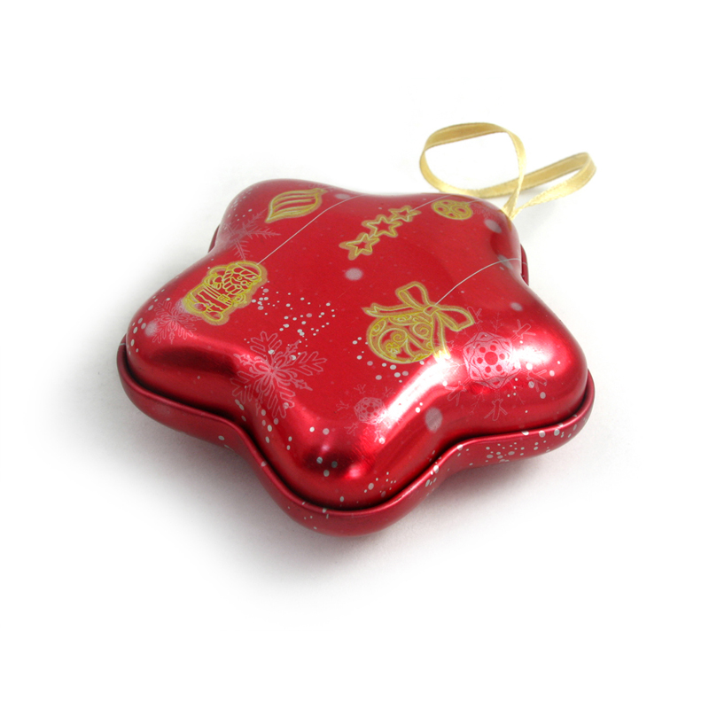 Lovely Star Shaped Sweet Tin Box Wholesale