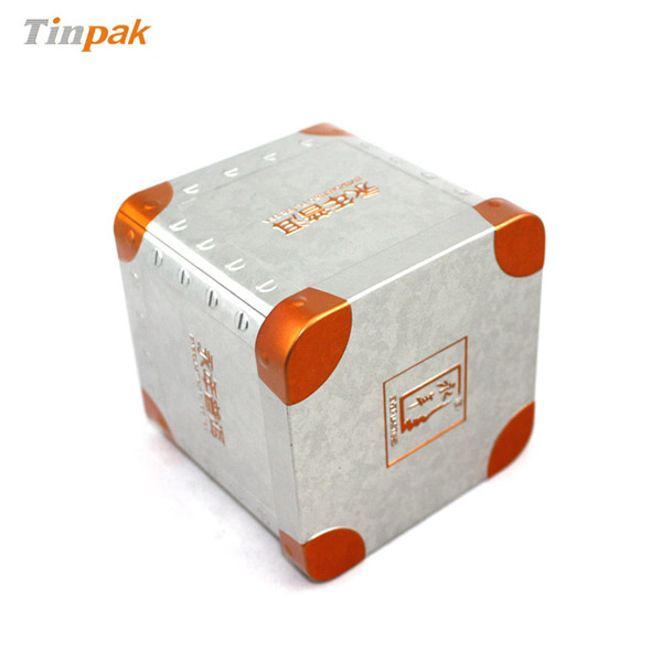 custom cube tin boxes