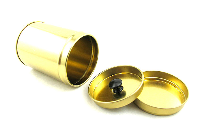 Wholesale Round Plain Metal Tea Caddy Supplier