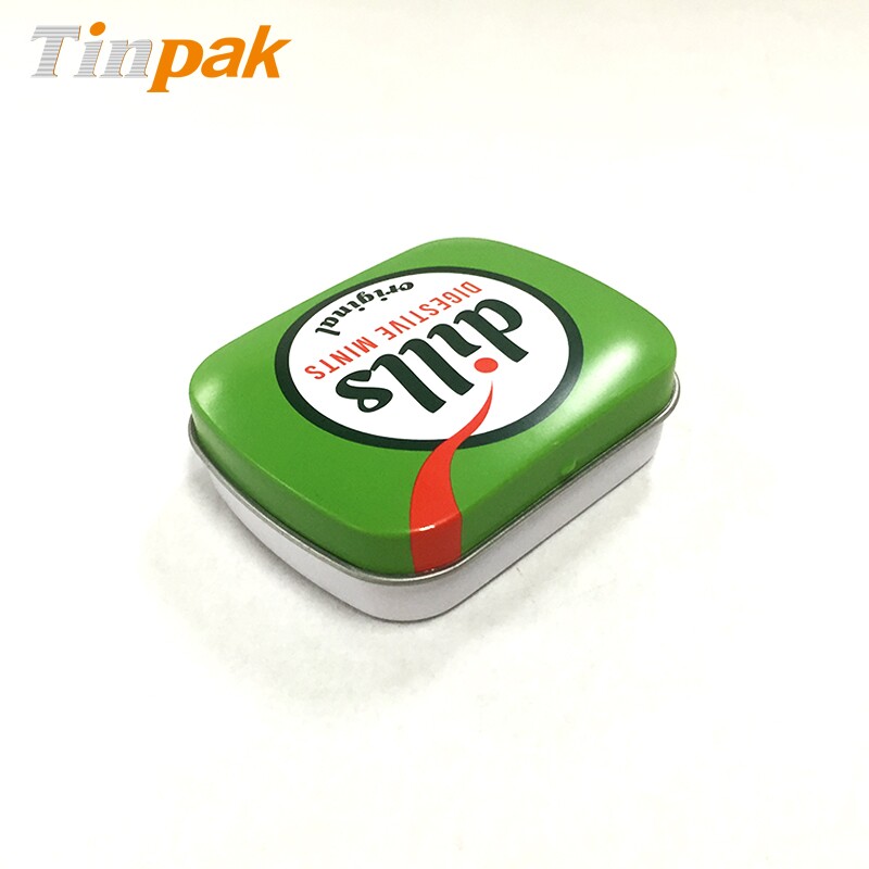 Dongguan Bespoke Printed Mini Mint Tin With Hinged lid Supplier