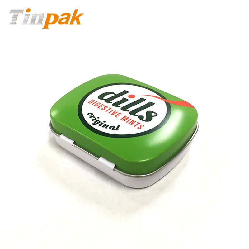 Dongguan Bespoke Printed Mini Mint Tin With Hinged lid Supplier