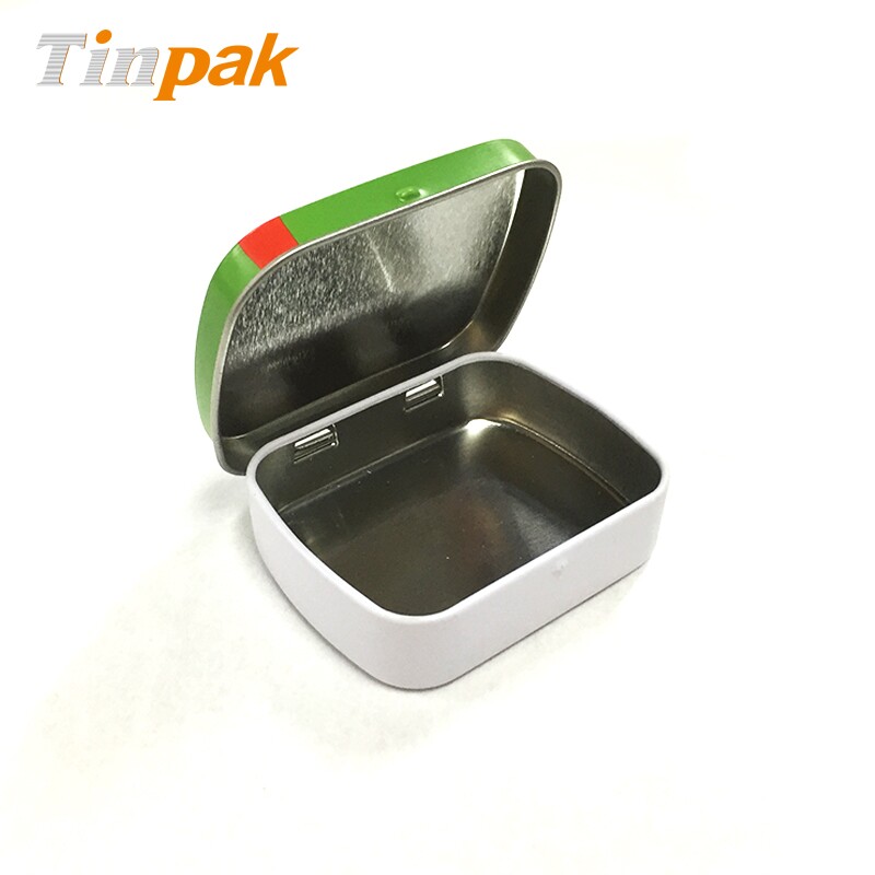 Dongguan Bespoke Printed Mini Mint Tin With Hinged lid Supplier