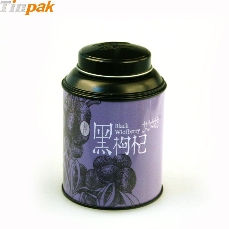 Decorative Round Tea Metal Box with Lids Suppliers