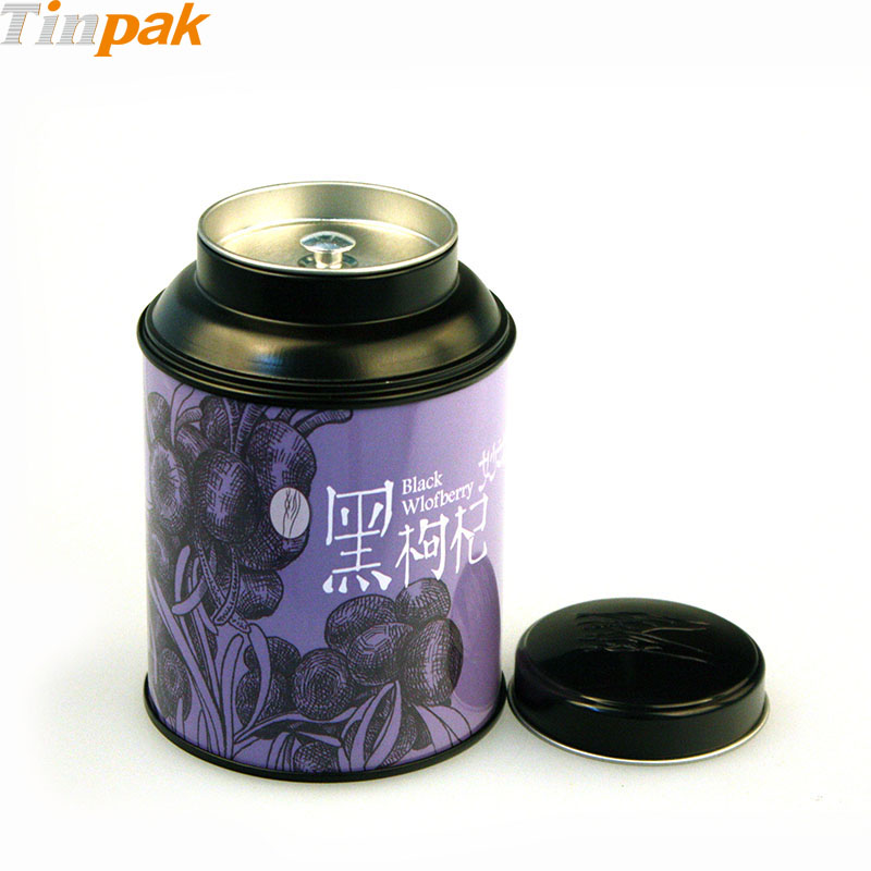 Decorative Round Tea Metal Box with Lids Suppliers
