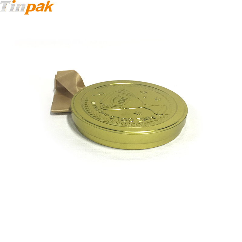 Custom Round Printed Tin Box With Coin Slot Factory