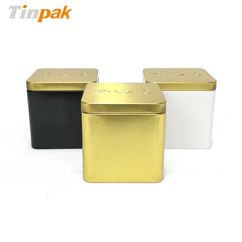 Custom Food Grade Square Tea Tins Wholesaler