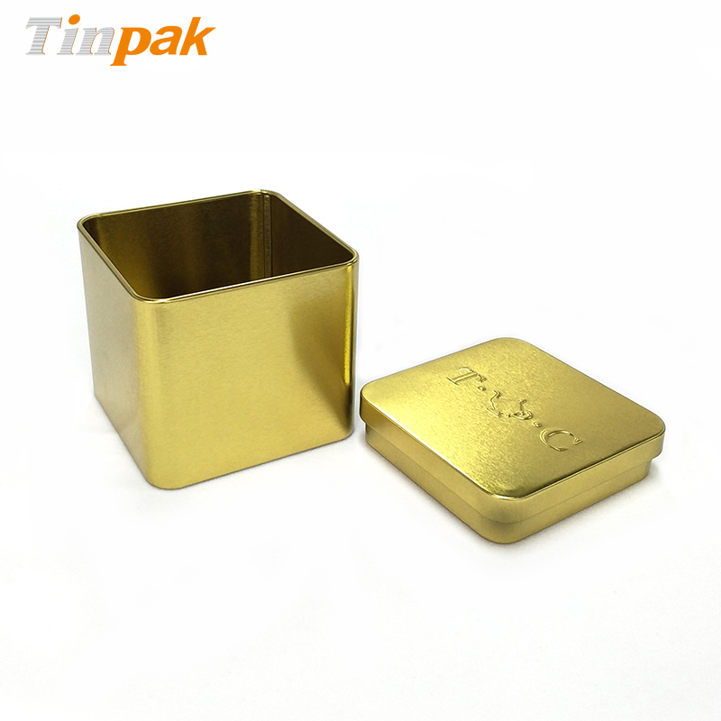 Custom Food Grade Square Tea Tins Wholesaler