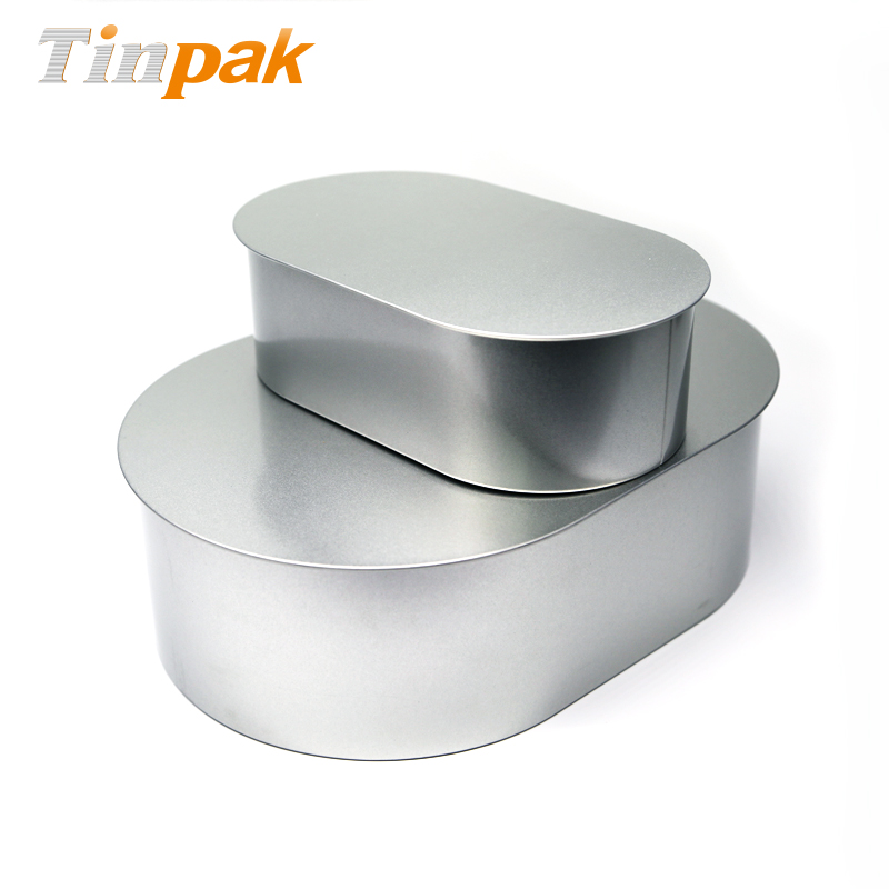High Grade Oval Food Tin Container