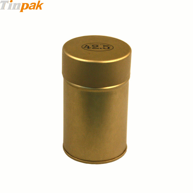 Round Metal Tea Tin Storage with Inner Lid Wholsaler