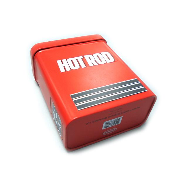 red food tin box with handle wholesale