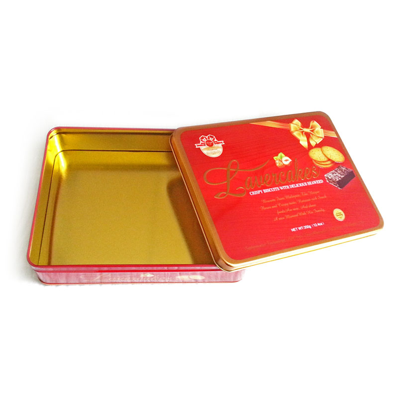 large embossed metal biscuit tin container manufacturer